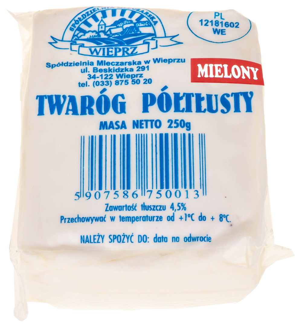 twaróg mielony 250 g - SM Wieprz